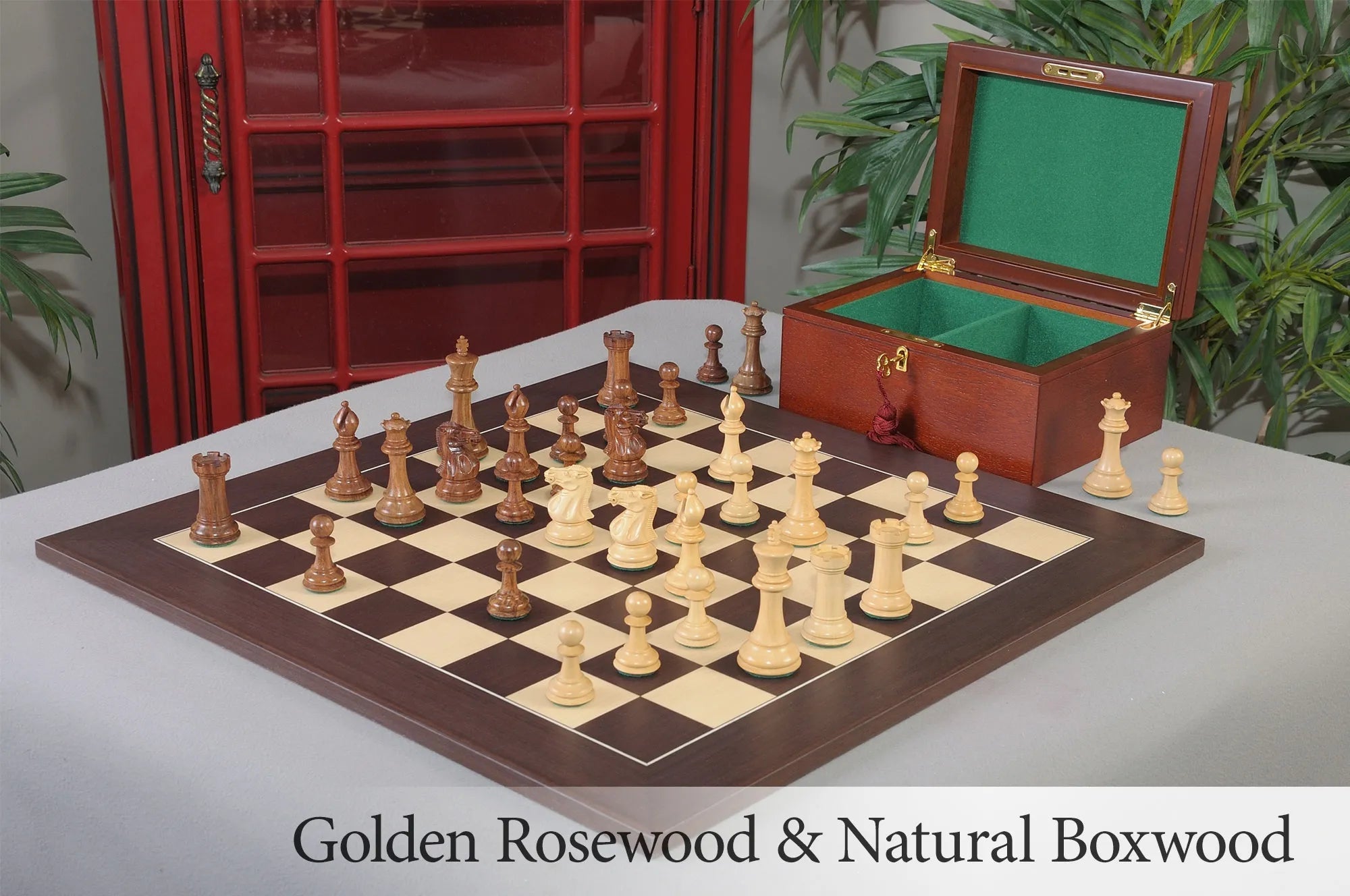 The Congress Series Luxury Chess Set, Box, & Board Combination – US ...