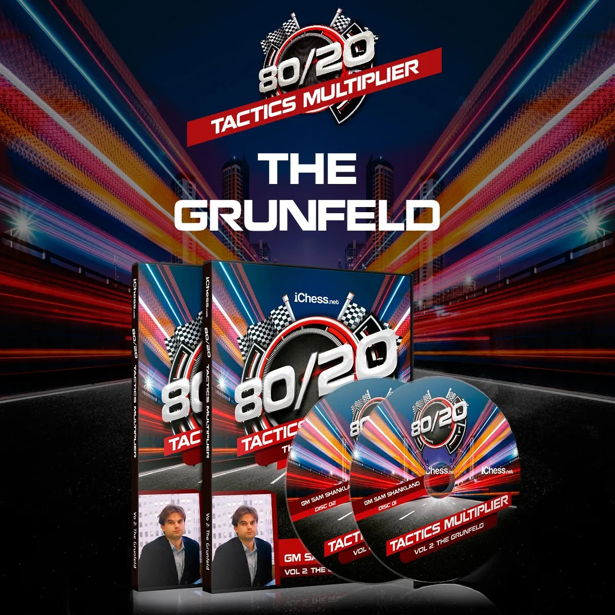 The Grunfeld - GM Sam Shankland - 80/20 Tactics Multiplier – US Chess Sales