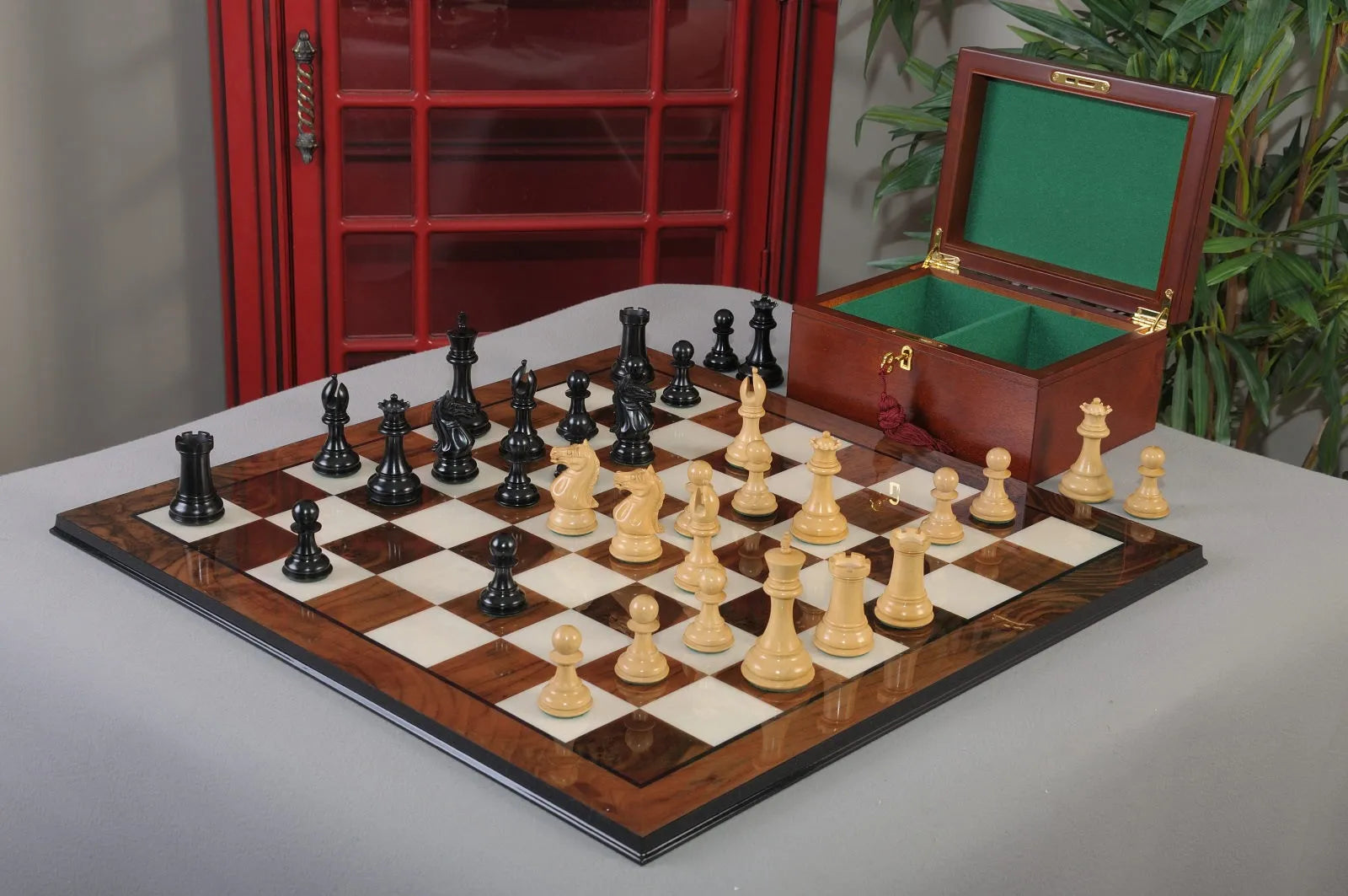 Centurion Series Chess Set and Board Combo - 4.0" King - Ebonized ...